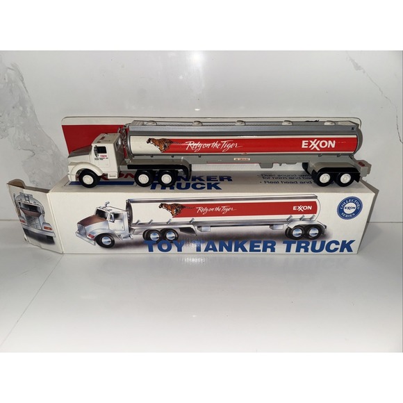 Toys | Toy Tanker Truck Exxon Collectors Series W Box Lights And Sounds ...